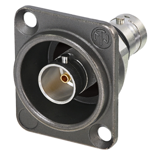 Neutrik BNC75 Ohm UHD Einbaubuchse,isol.,steckbar,Goldkontakt MTI ...