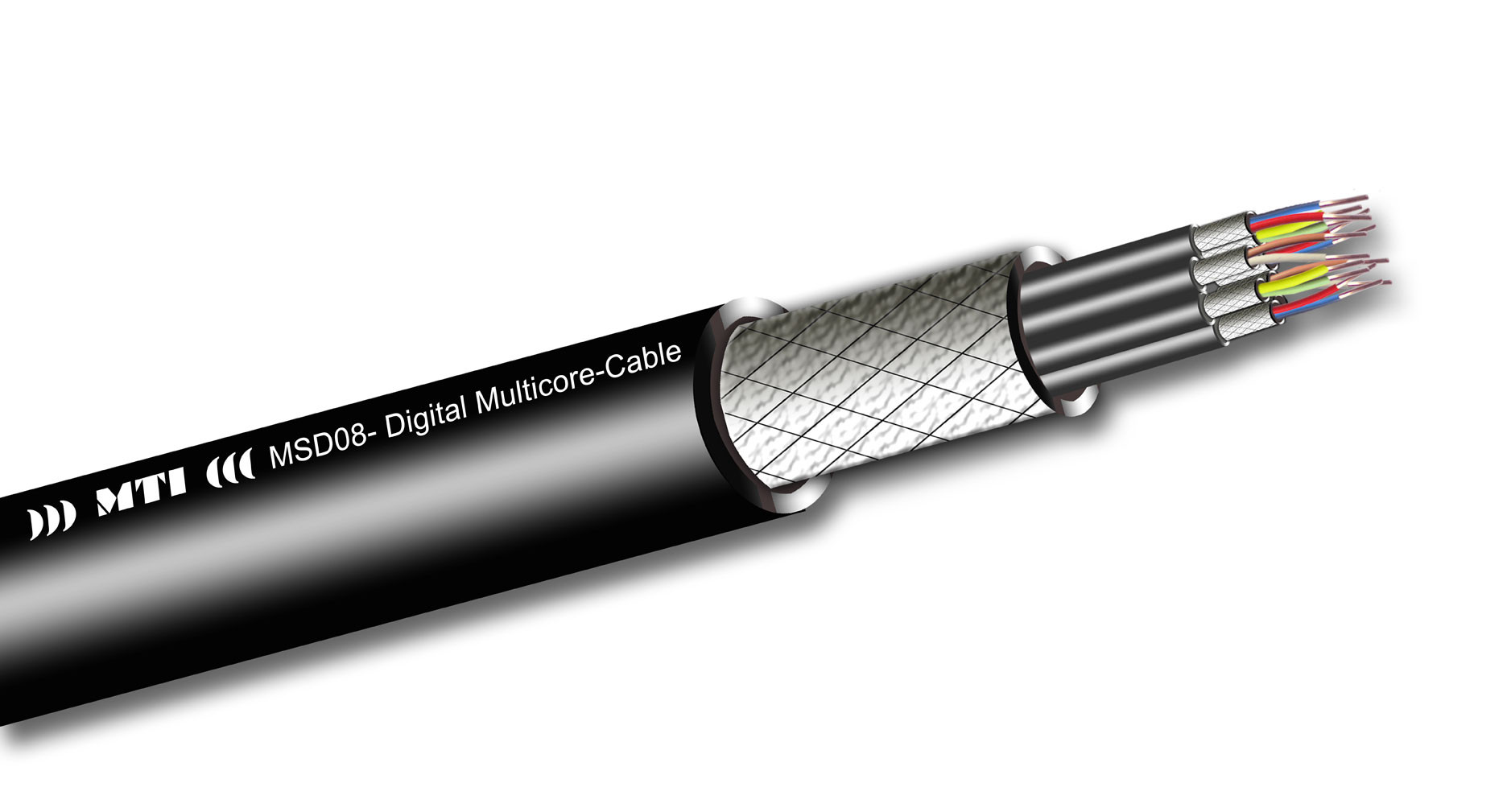 Digital Multicore, 08x 2x 0,14 mm², 110 Ohm MTI - prof. AV-Anschlusstechnik